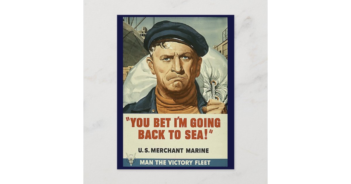 Back To Sea Postcard | Zazzle