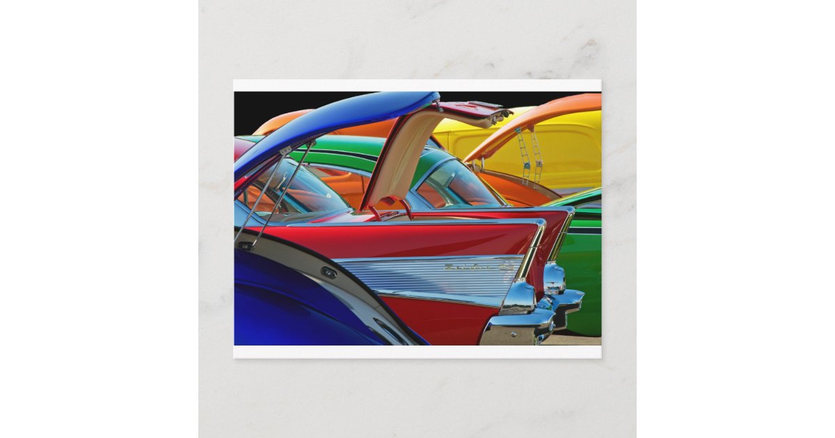 Back To The Car Show. Postcard | Zazzle
