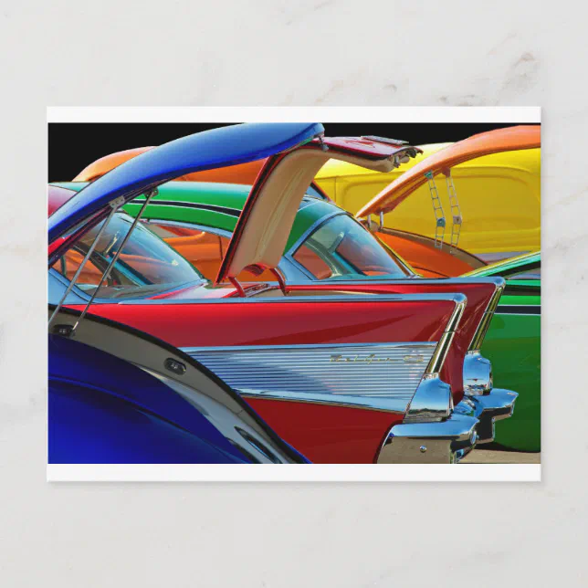 Back To The Car Show. Postcard | Zazzle