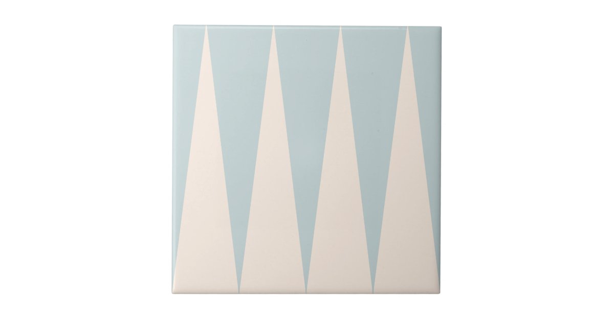Backgammon Pattern Light Blue Tile | Zazzle