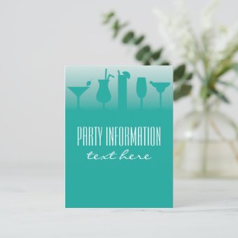 Background for cocktail party invitations | Zazzle