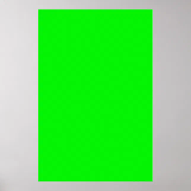 Background Media Paper - Green Screen Chroma Key Poster | Zazzle