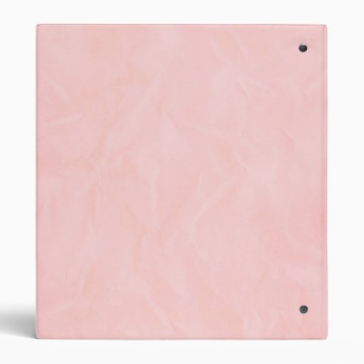 Background PAPER TEXTURE - light pink Binder | Zazzle