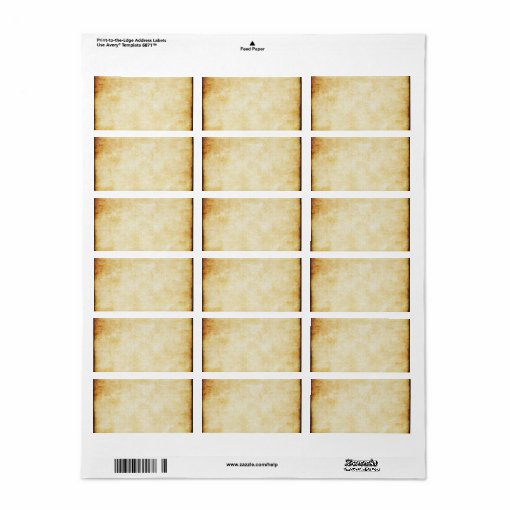 Background | Parchment Paper Label | Zazzle