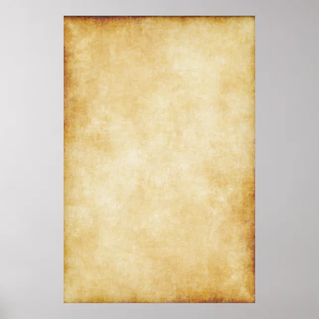 Background Parchment Paper Template Poster | Zazzle