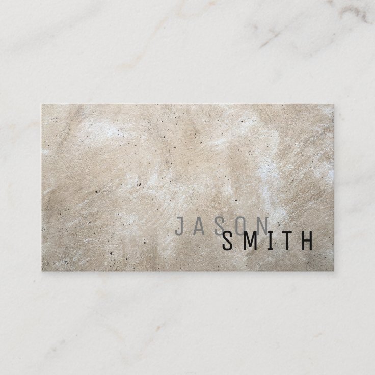 Background Texture | Modern Text Business Card | Zazzle