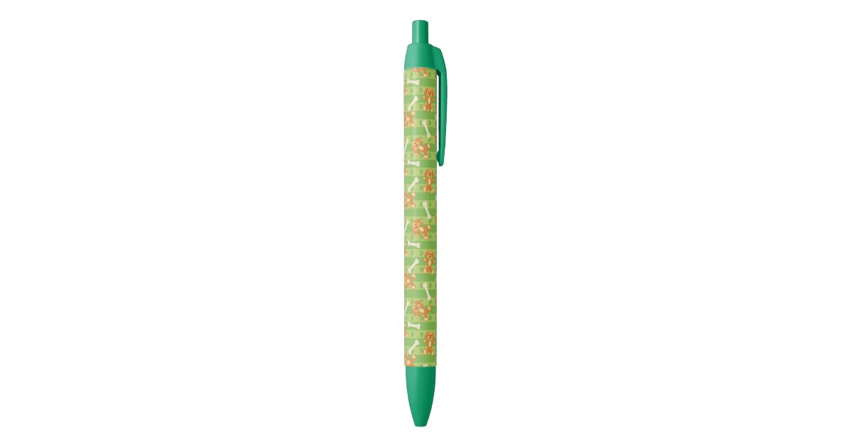 background with dogs and bones pen | Zazzle