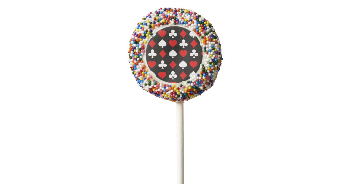Background with suits chocolate covered oreo pop | Zazzle