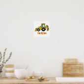 Backhoe Poster | Zazzle