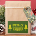 Backpack Arizona Rectangular Sticker | Zazzle
