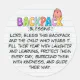Backpack Blessing Prayer Sticker | Zazzle