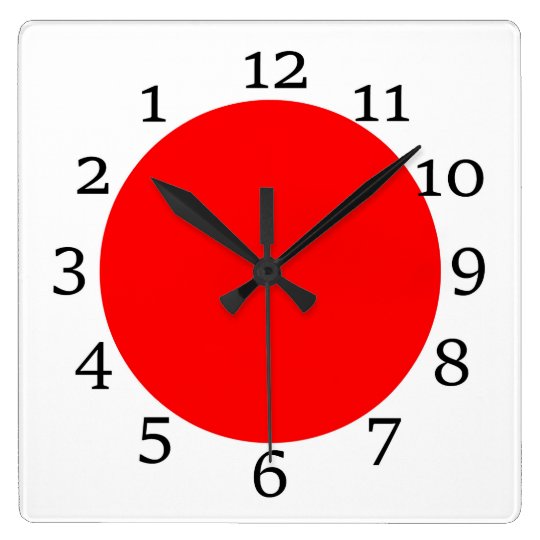 Backwards Clock | Zazzle.com