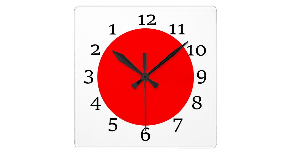 Backwards Clock | Zazzle.com
