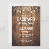 Backyard Birthday Invitation | Zazzle