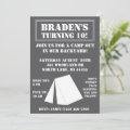 Backyard Campout Birthday Invitation | Zazzle