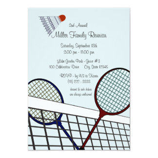 Badminton Invitations & Announcements | Zazzle