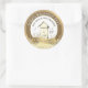 Backyard Hives Honey Pure Raw Honey Gold Classic Round Sticker | Zazzle