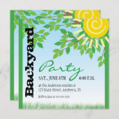 Backyard Party invitation | Zazzle