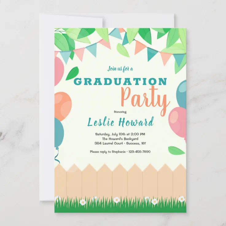 Backyard Party Invitations | Zazzle