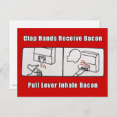 Bacon Dispenser Postcard | Zazzle