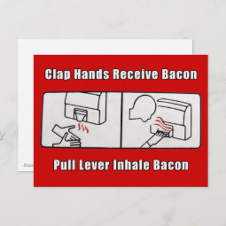 Bacon Dispenser Postcard | Zazzle