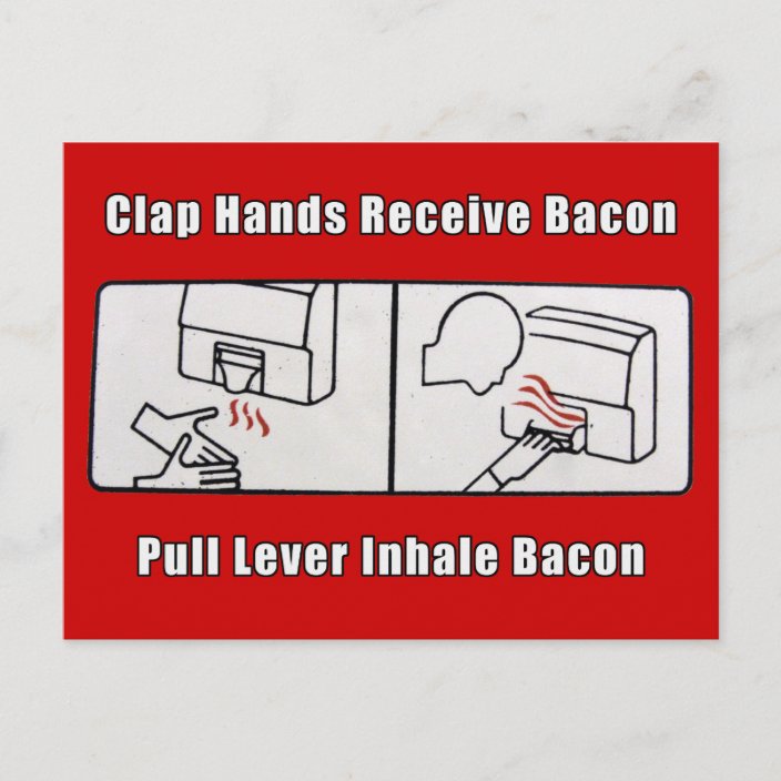 Bacon Dispenser Postcard | Zazzle.com
