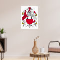 Bacon Family Crest Poster | Zazzle