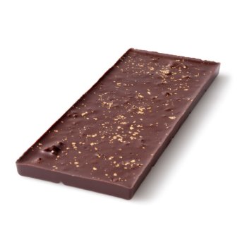 Bacon, Himalayan Sea Salt and Gold Flake Chocomize Dark Chocolate Bar ...