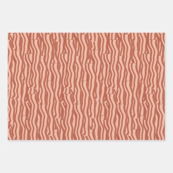 Bacon Pattern Wrapping Paper Sheets | Zazzle