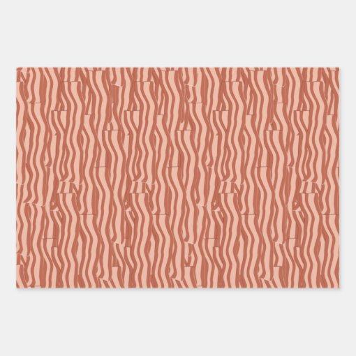 Bacon Pattern Wrapping Paper Sheets | Zazzle