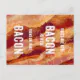Bacon Poem Postcard | Zazzle