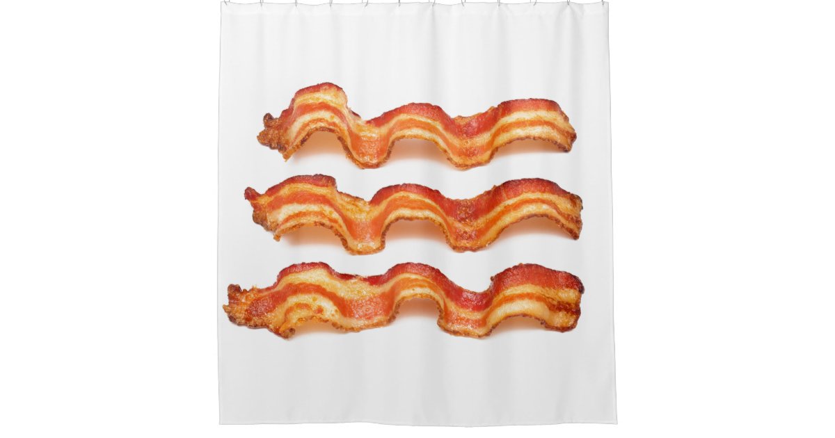 Bacon Shower Curtain | Zazzle
