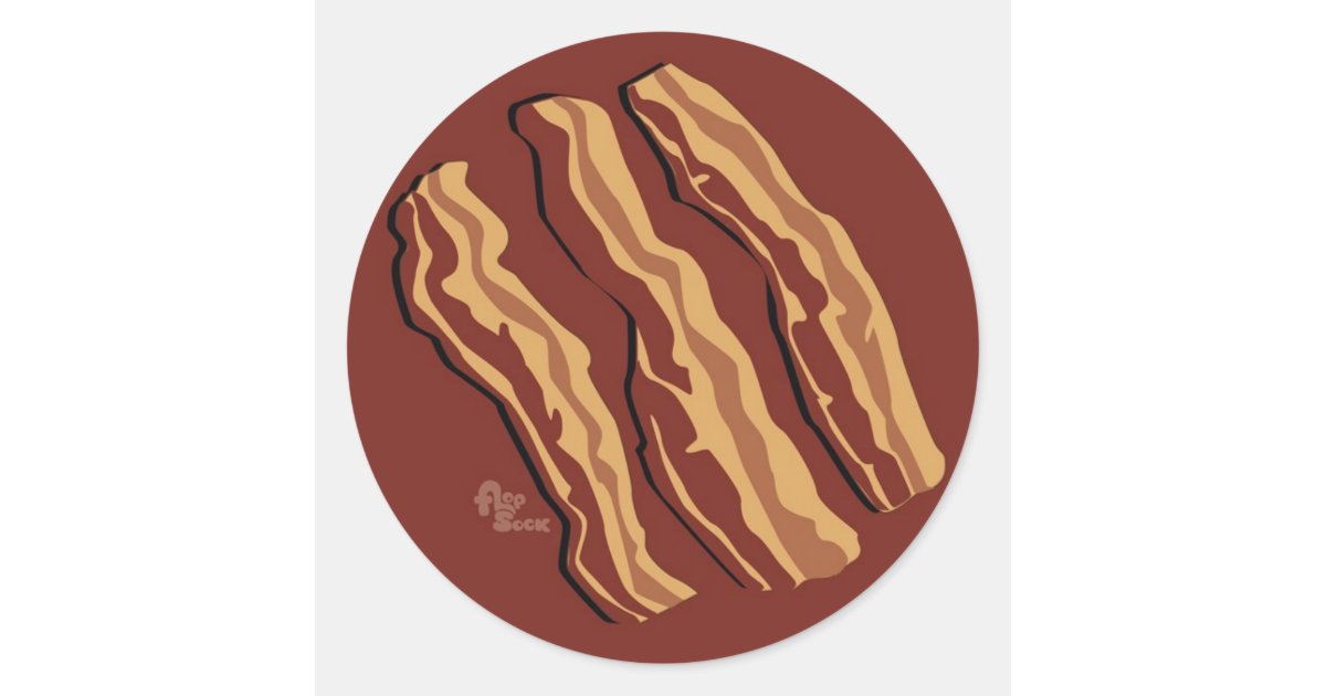 Bacon Sticker | Zazzle