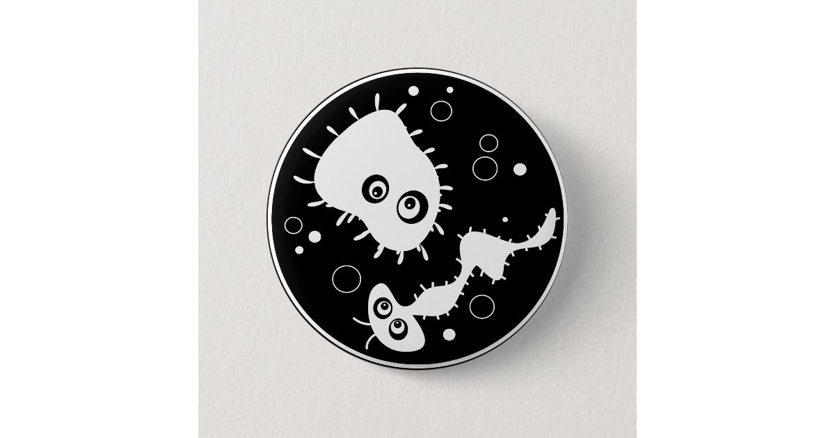 Bacteria Button | Zazzle