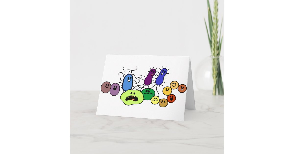Bacteria Card | Zazzle