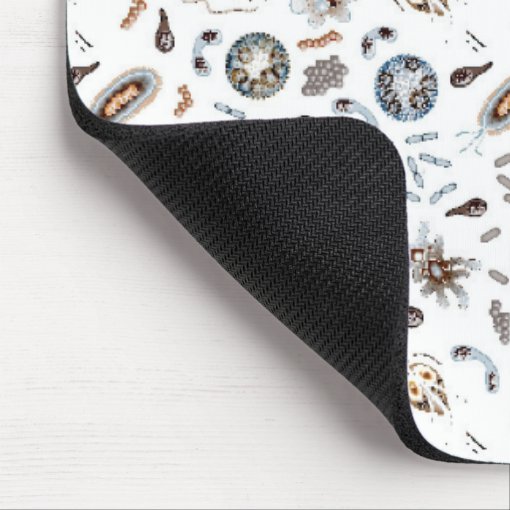 Bacteria & Virus Pattern Mouse Pad | Zazzle