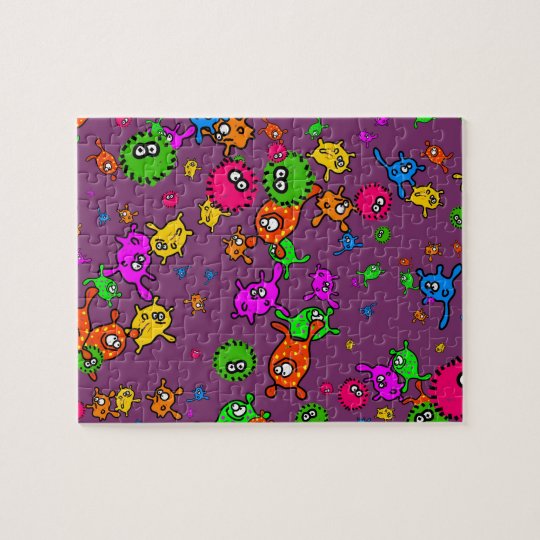 Bacteria Wallpaper Jigsaw Puzzle | Zazzle.com