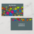 Bacteria Wallpaper, Your Name Here Business Card | Zazzle