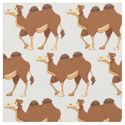 Bactrian Camel Fabric | Zazzle