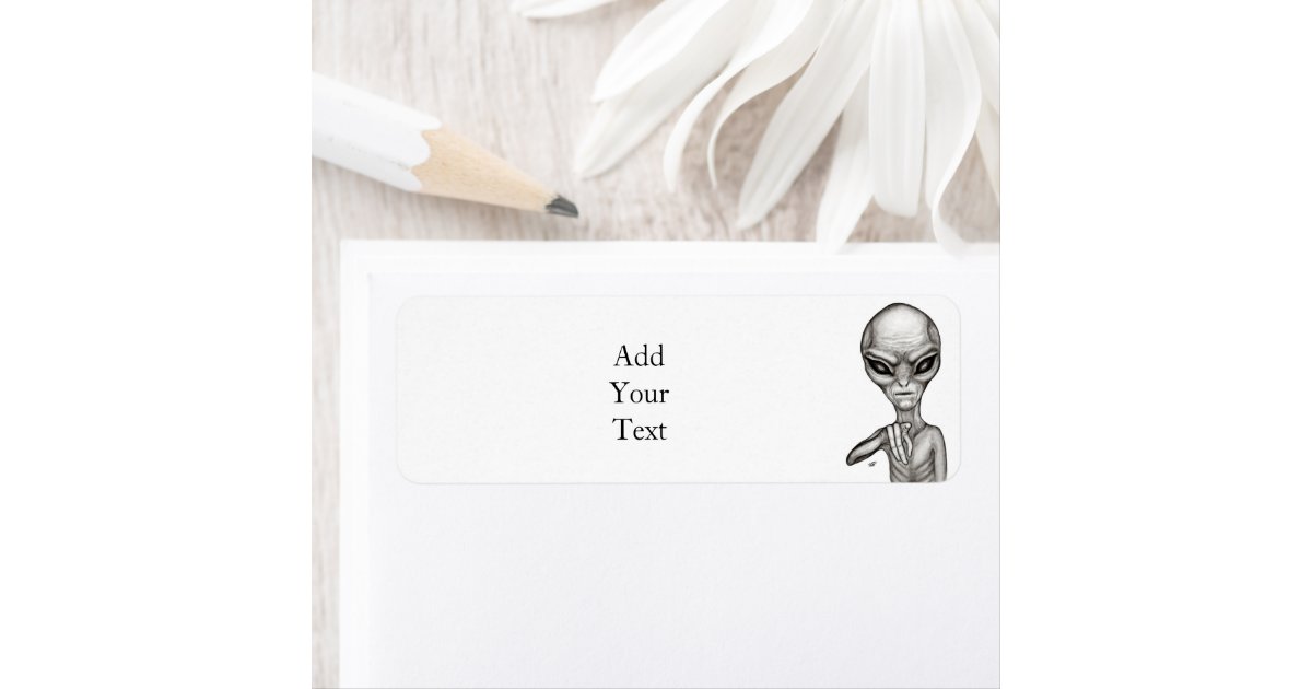 Bad Alien , You're next ! Label | Zazzle