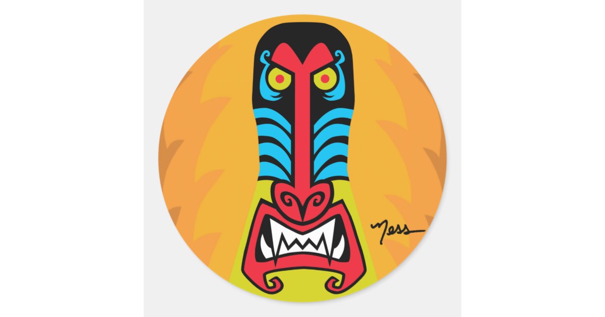 BAD ASS BABOON STICKER | Zazzle