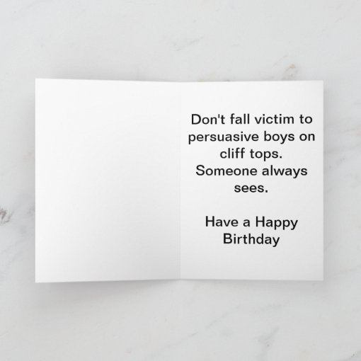 Bad boys can ruin your birthday card | Zazzle