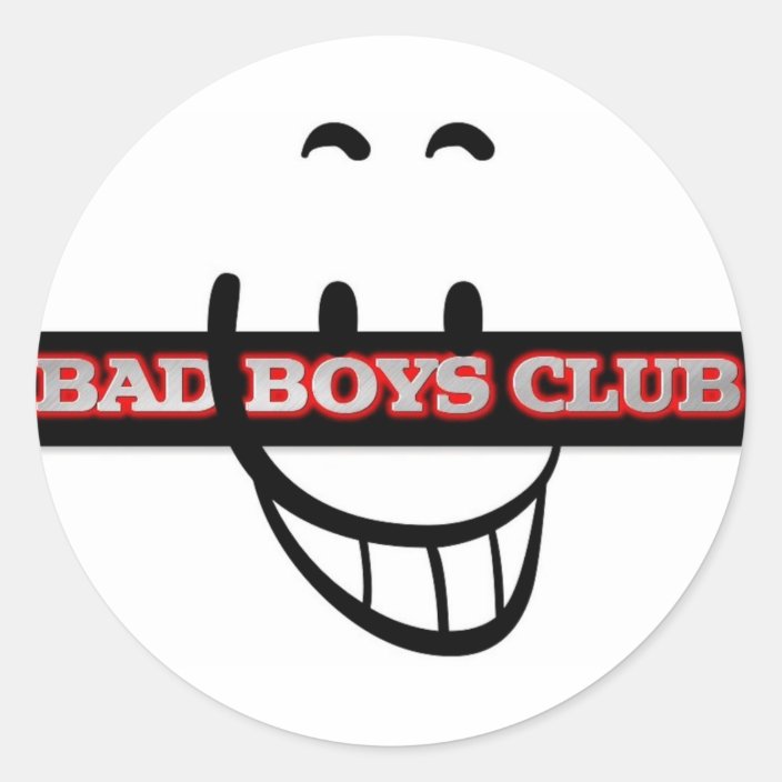 BAD BOYS CLUB STICKERS | Zazzle.com