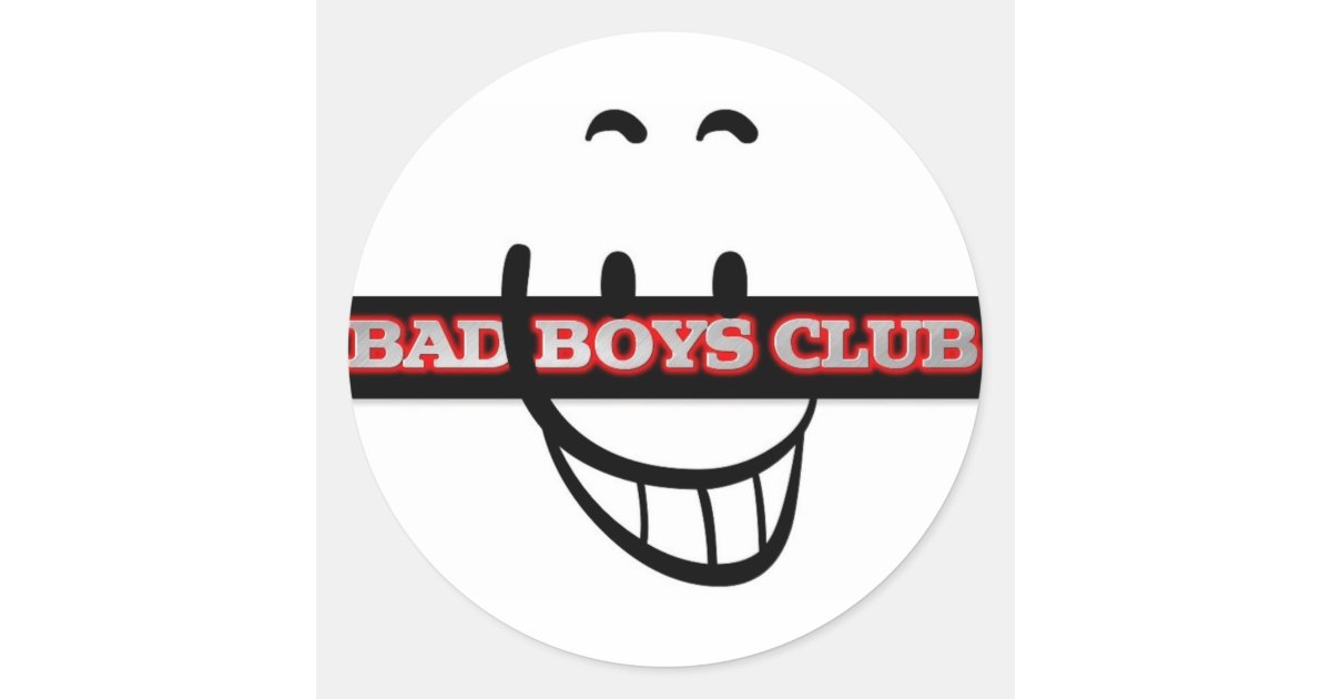 BAD BOYS CLUB STICKERS | Zazzle