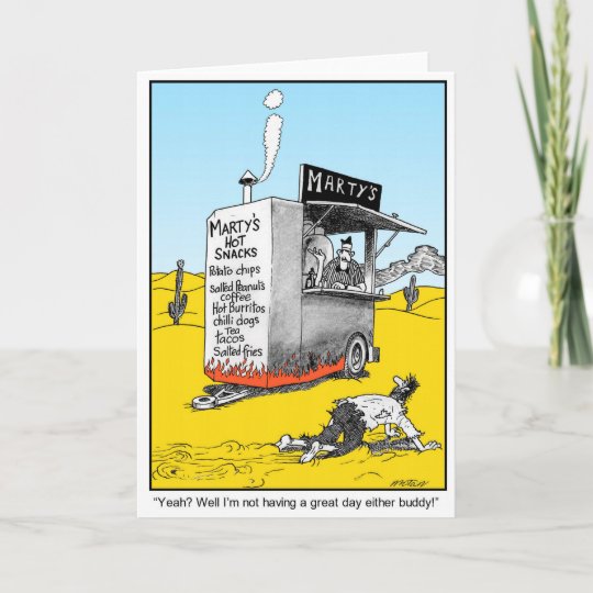Bad Day Funny Humor Card | Zazzle.com