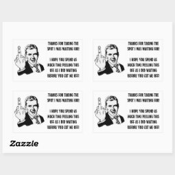 Bad Driver Parking Spot Sticker | Zazzle