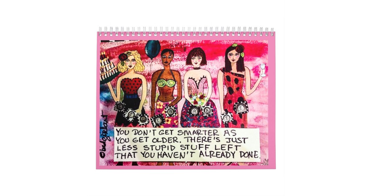 Bad Girl Art calendar | Zazzle
