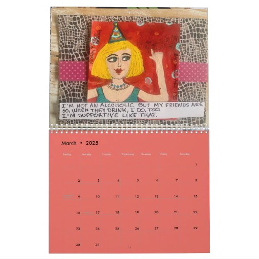 Bad Girl Art calendar | Zazzle