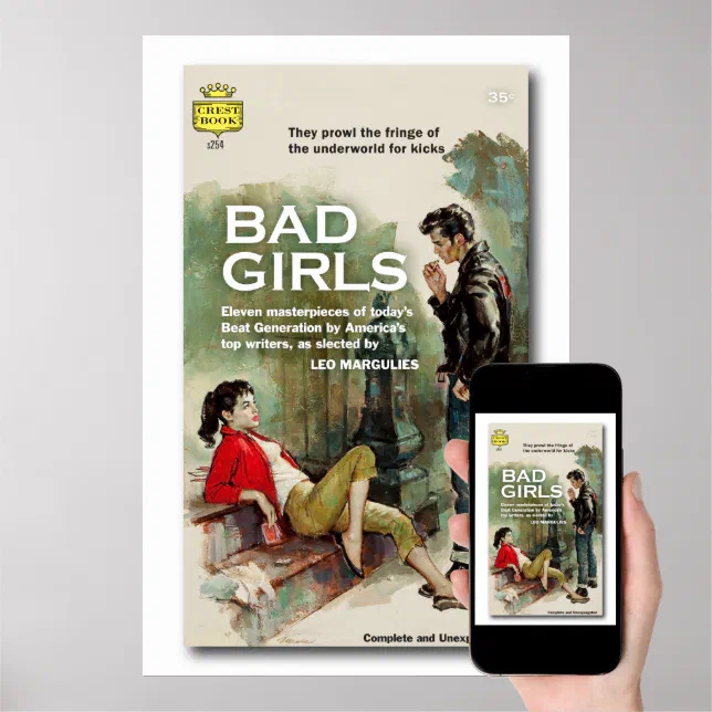 Bad Girls Book Cover Poster | Zazzle