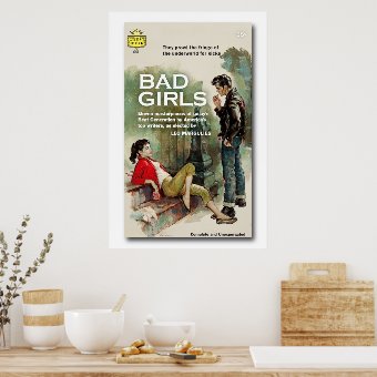 Bad Girls Book Cover Poster | Zazzle